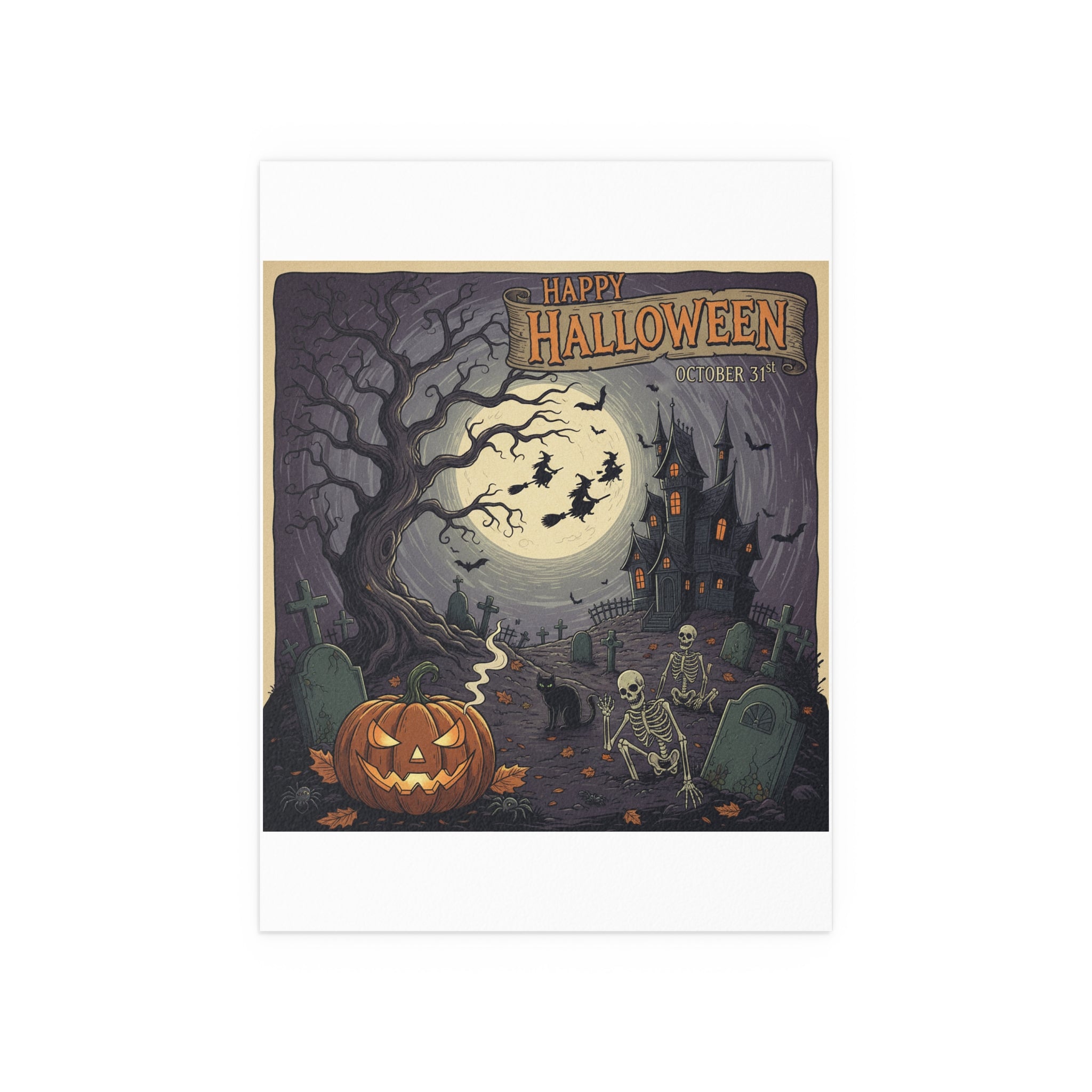 Indoor and Outdoor Silk Posters - Halloween – Army Stickers