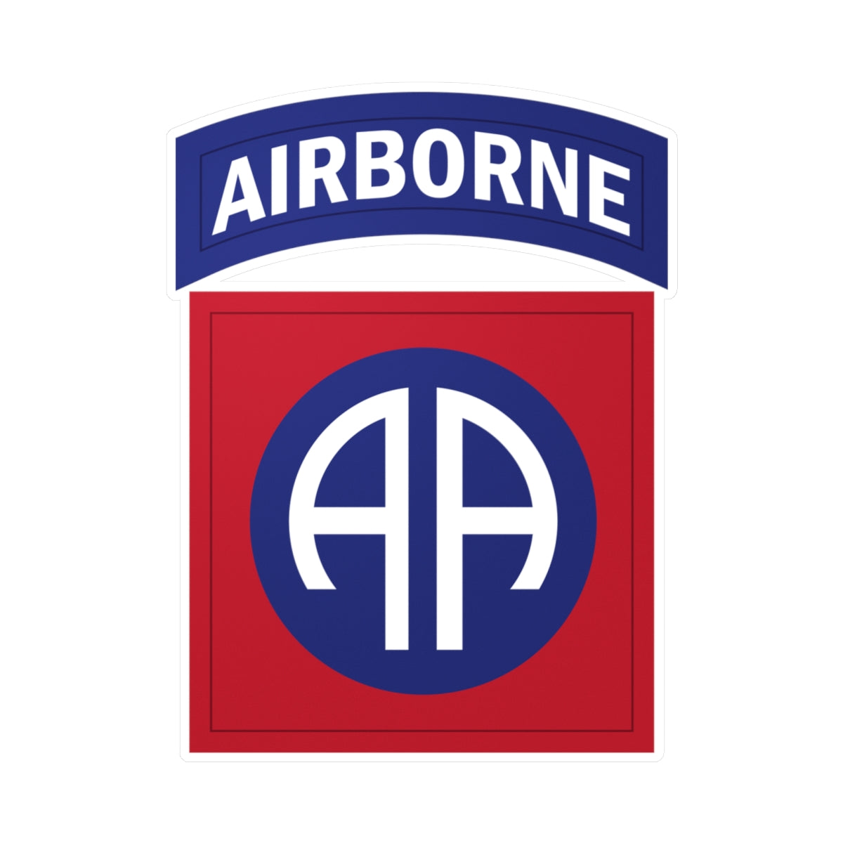 Kiss-Cut Vinyl Decals - SSI - 82d Airborne Division X 300 – Army Stickers