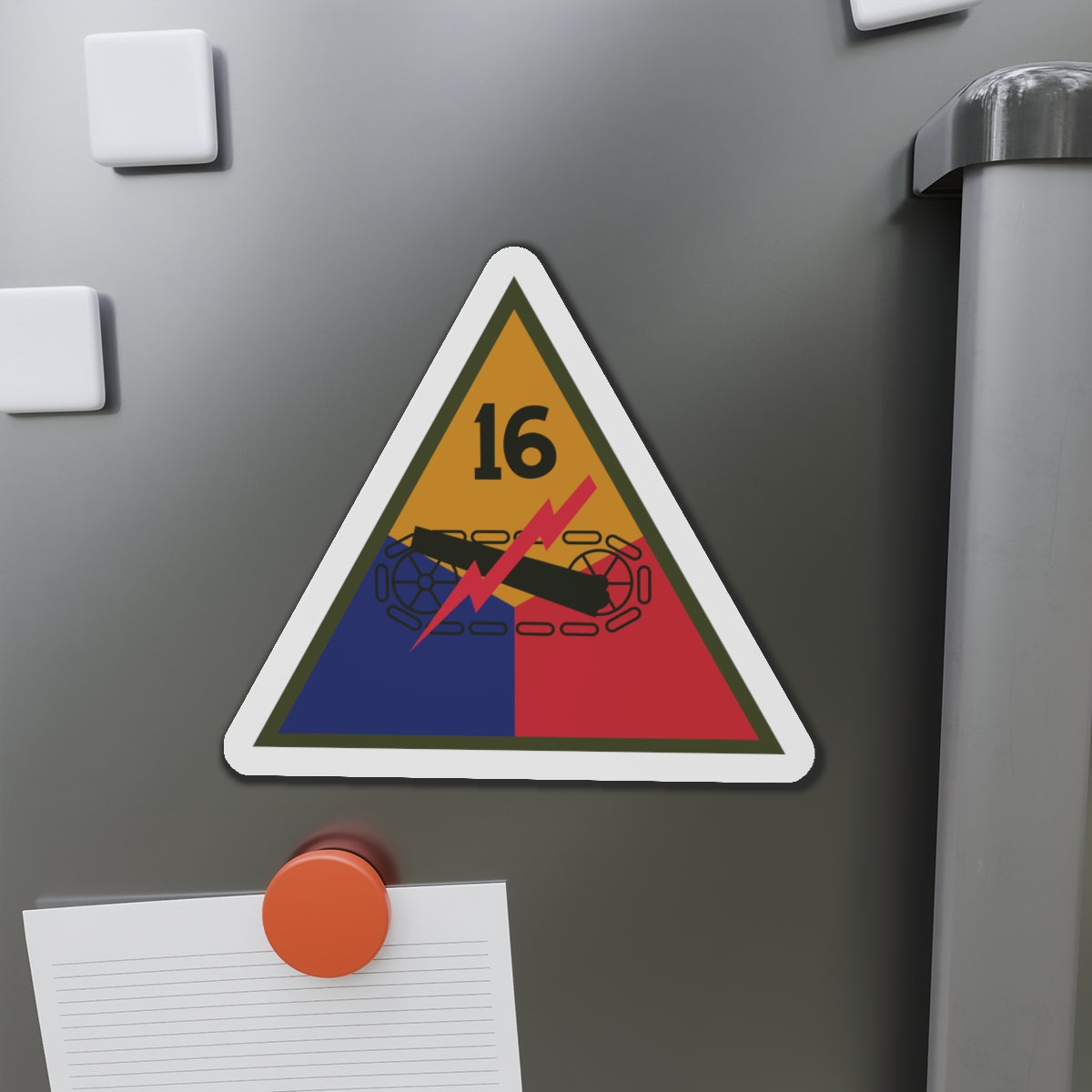 Die-Cut Magnets -SSI - 16th Armored Division X 300 – Army Stickers