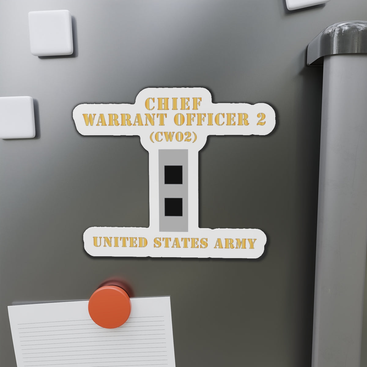 Die-Cut Magnets -SSI - Army - Chief Warrant Officer 2 - CW02 - Flat ...