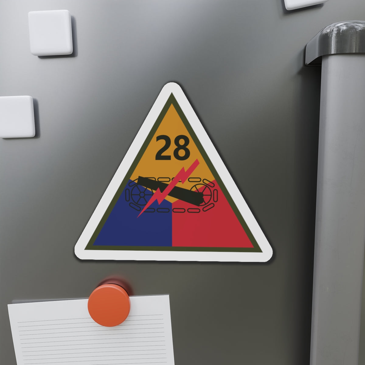 Die-Cut Magnets - SSI - 28th Armored Division X 300 – Army Stickers