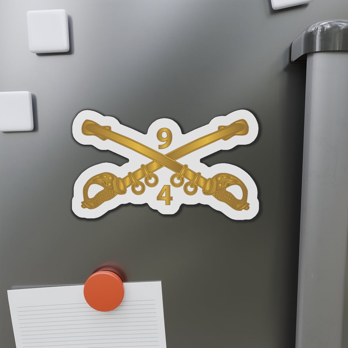 Die-Cut Magnets -SSI - Army - 4th Squadron, 9th Cavalry Branch wo Txt ...
