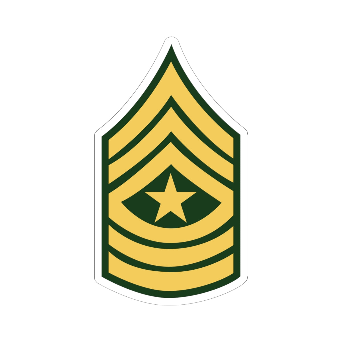 Kiss-Cut Stickers - Army - Sergeant Major E-9 (SGM) X 300 – Army Stickers