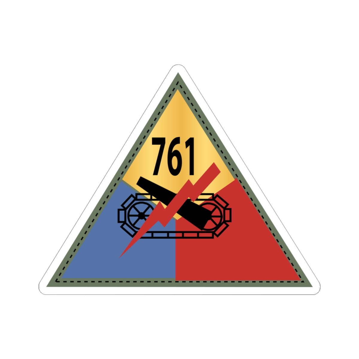 Kiss-Cut Stickers - SSI - 761st Tank Battalion X 300 – Army Stickers
