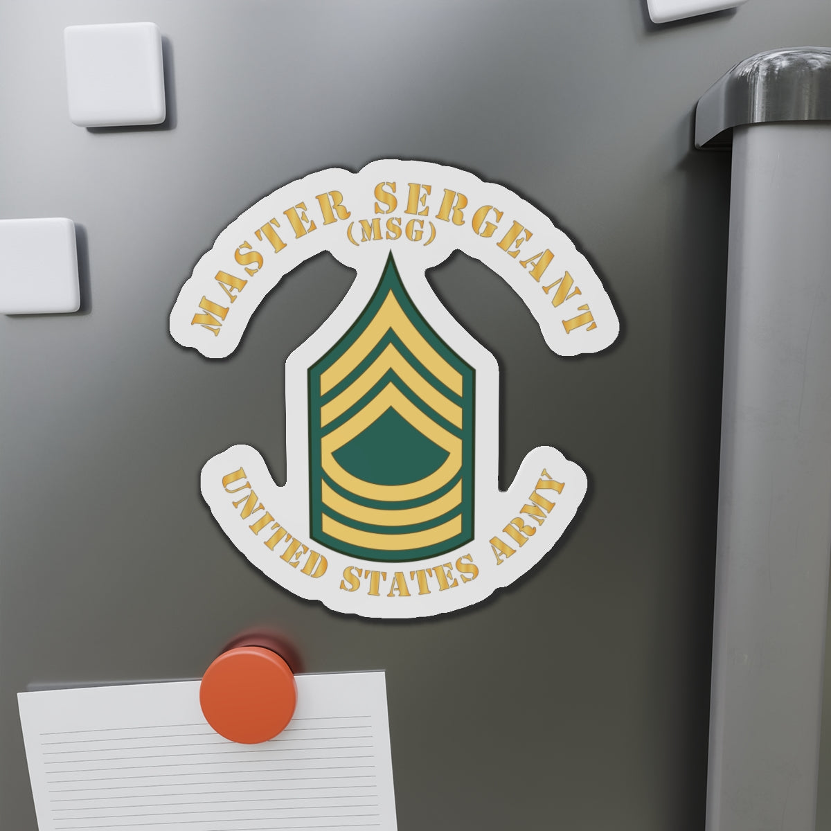 Die-Cut Magnets -SSI -Army - Master Sergeant - MSG - Flat X 300 – Army ...