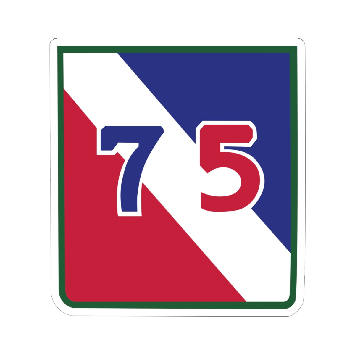 Kiss-Cut Stickers - SSI - 75th Infantry Division X 300 – Army Stickers