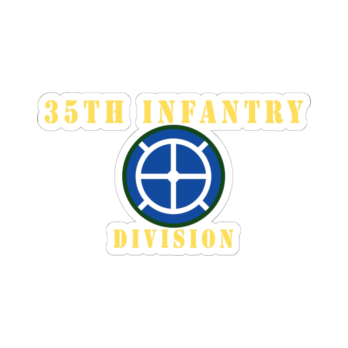 Kiss-Cut Stickers - 35th Infantry Division X 300 – Army Stickers