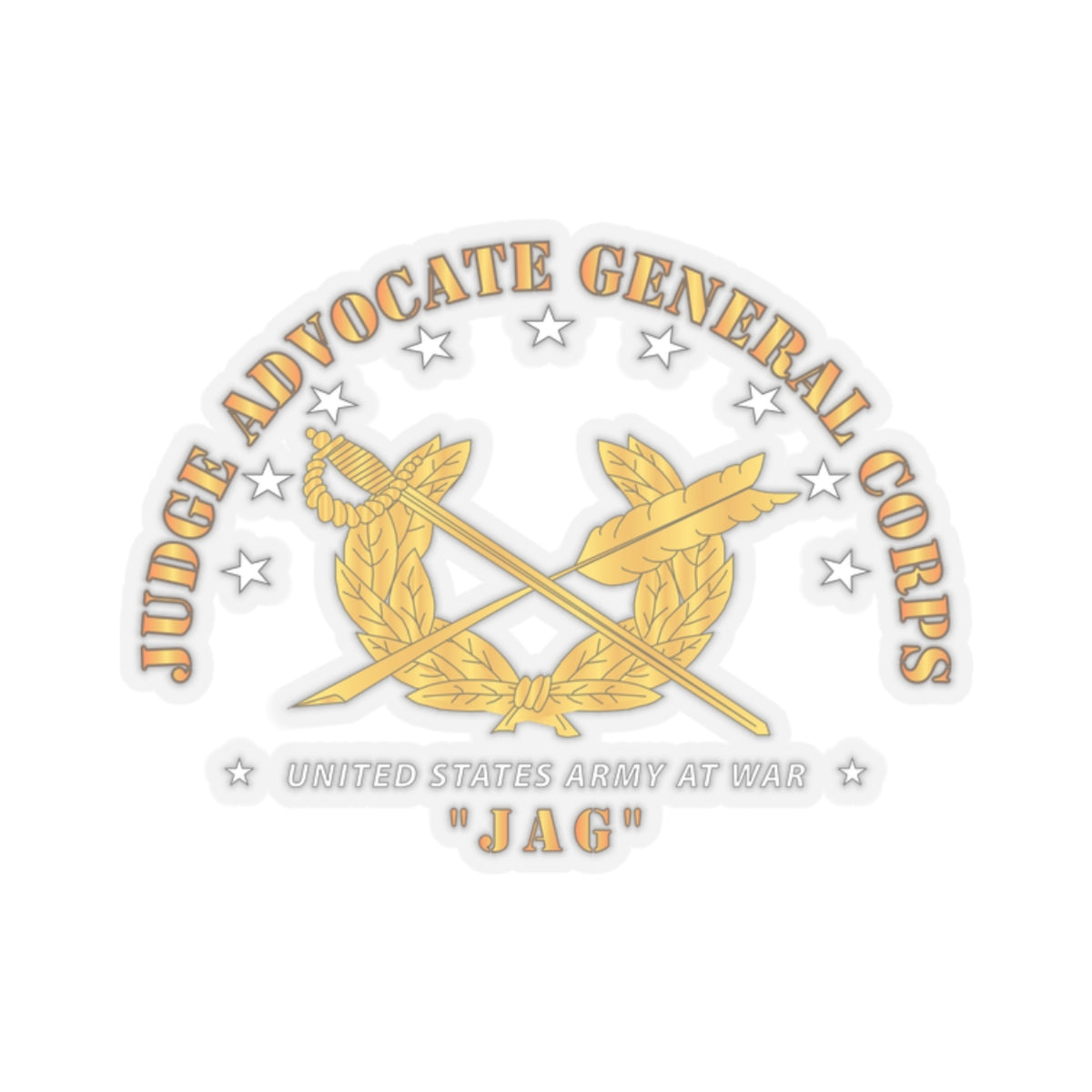Kiss-Cut Stickers - JAG Branch – Army Stickers