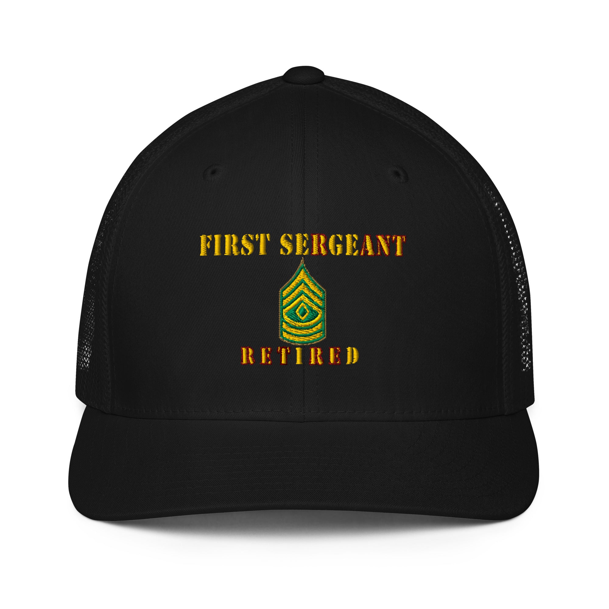 Closed-back trucker cap - Army - First Sergeant - Retired - Line – Army ...